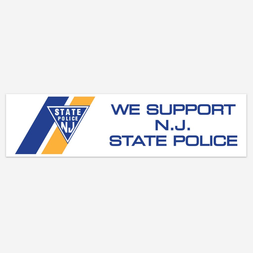 NJSP Retro Bumper Sticker – Troopers United Foundation