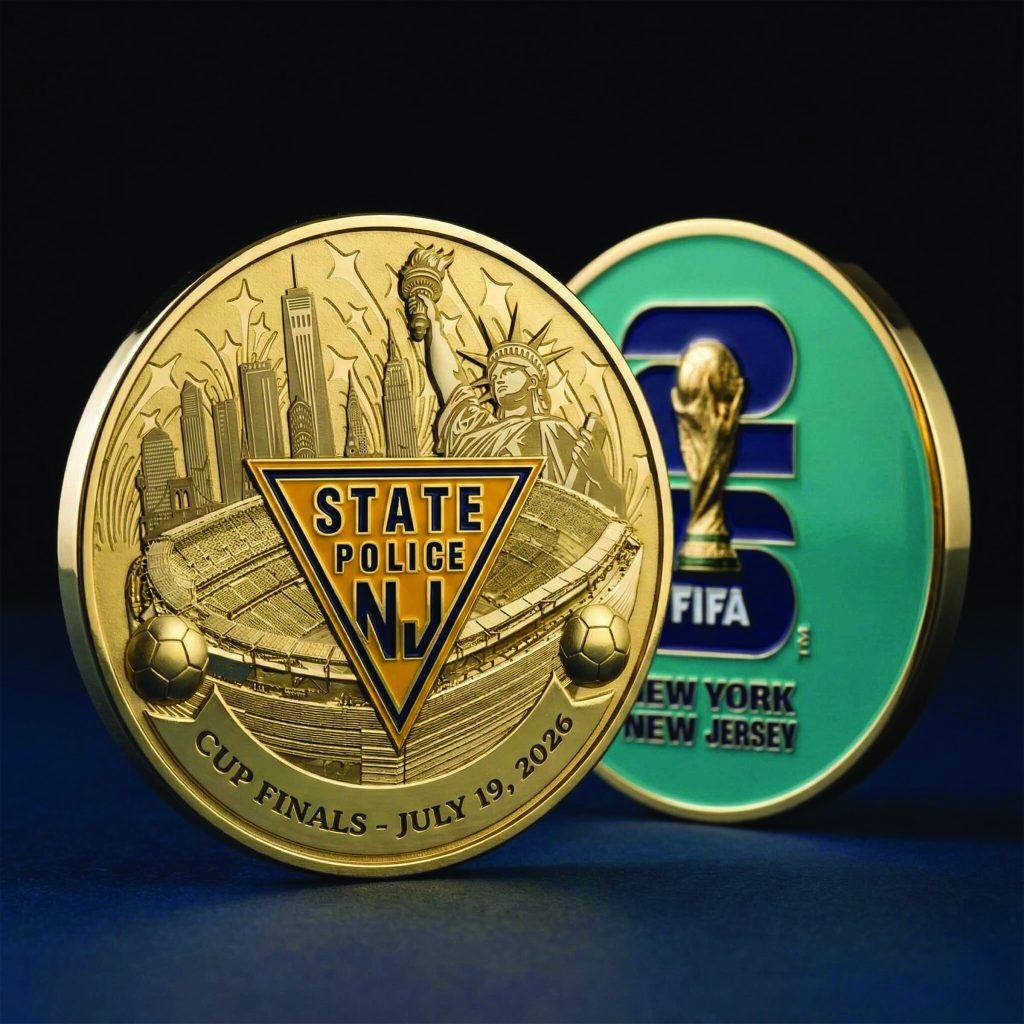 Official FIFA / NJSP Challenge Coin (PRE ORDER) – Troopers United ...